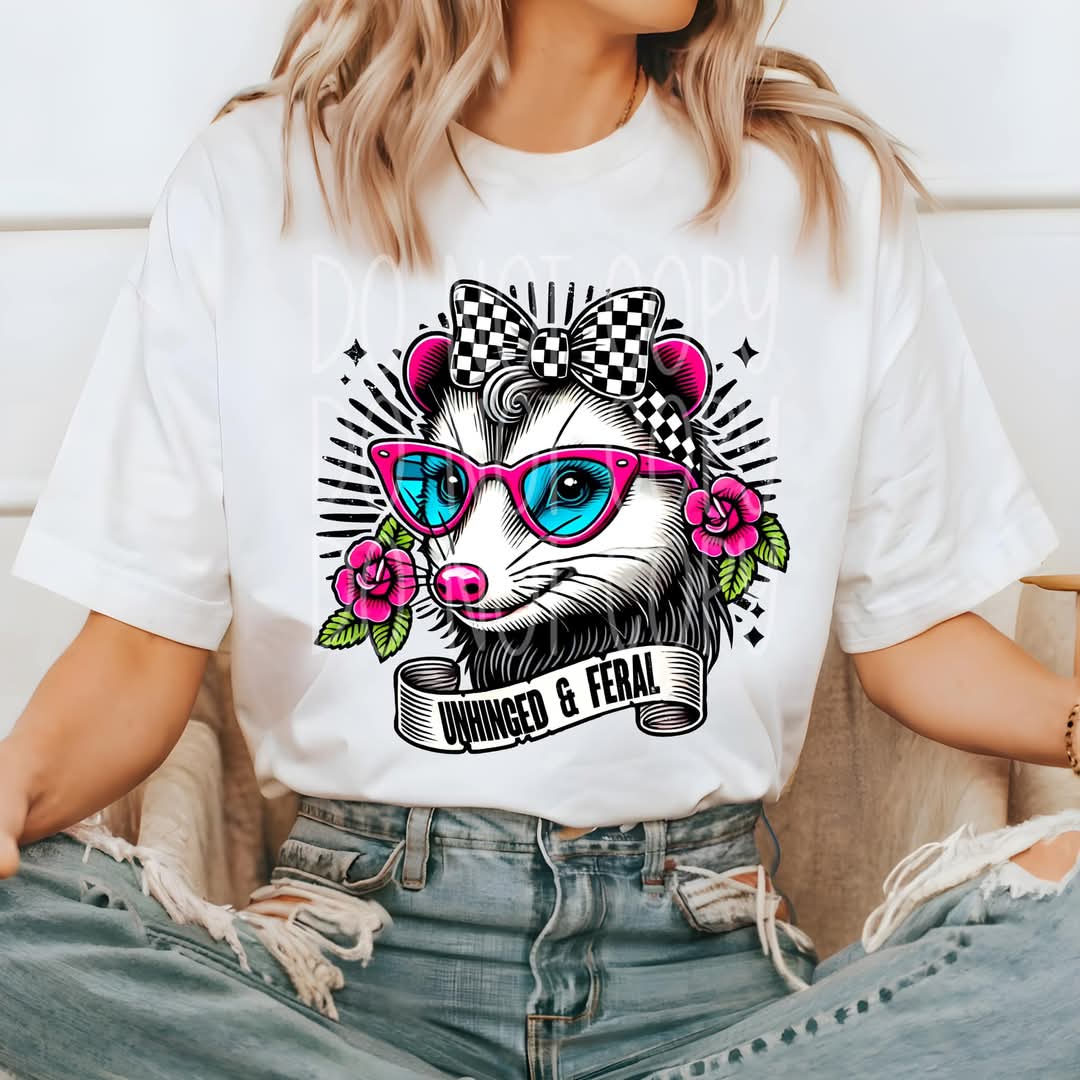 Unhinged & Feral Tee – Mericc All Things Pressed LLC