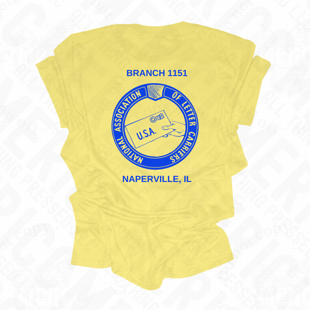 Branch 1151 Naperville, IL NALC Yellow – Mericc All Things Pressed LLC